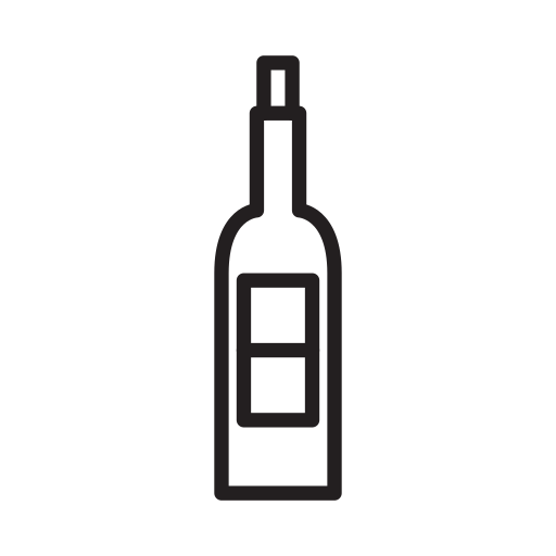 Icono De Botella De Vidrio