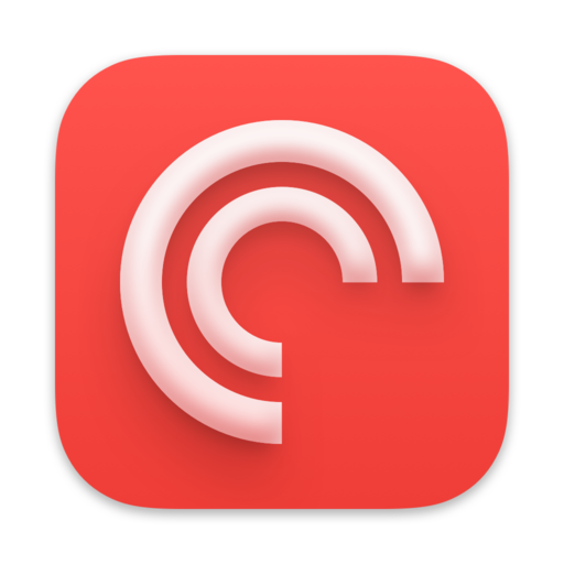 Pocket Casts macOS BigSur - Soziale Medien und Logos Symbole
