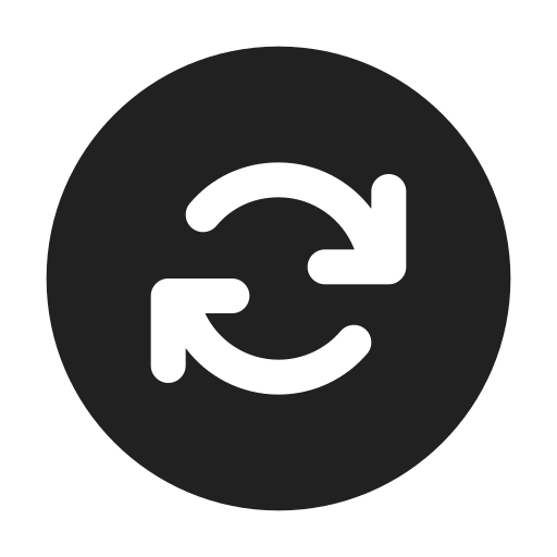 Arrow sync circle filled - User Interface & Gesture Icons Arrow sync circle filled - User Interface & Gesture Icons