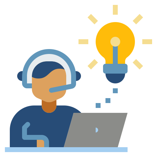 Think creative inspiration bulb - Ecommerce & Shopping Icons Think creative inspiration bulb - Ecommerce & Shopping Icons