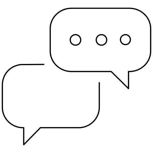 Chat conversation symbol - free Icon PNG, SVG