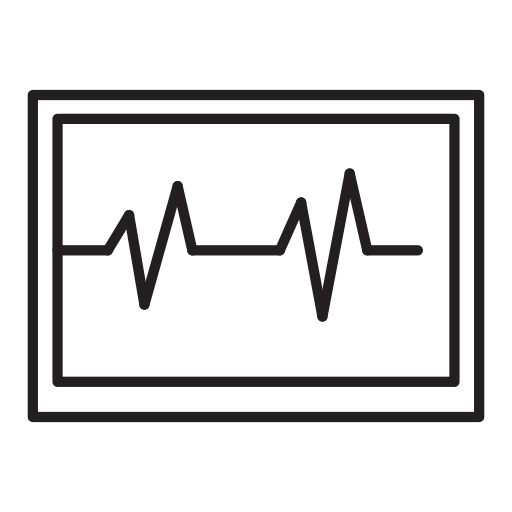 Heart monitor - Free Icon PNG, SVG