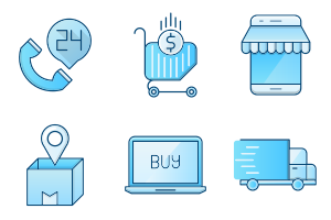 e-commerce icons by Rahat Ali