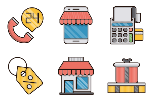 e-commerce icons by Rahat Ali