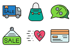 Sale And Discount Glyph Icon icons by Jerry Design